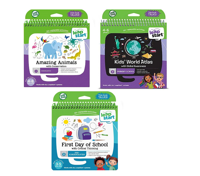 LeapStart Preschool Educational Book Bundle with First Day of School ...